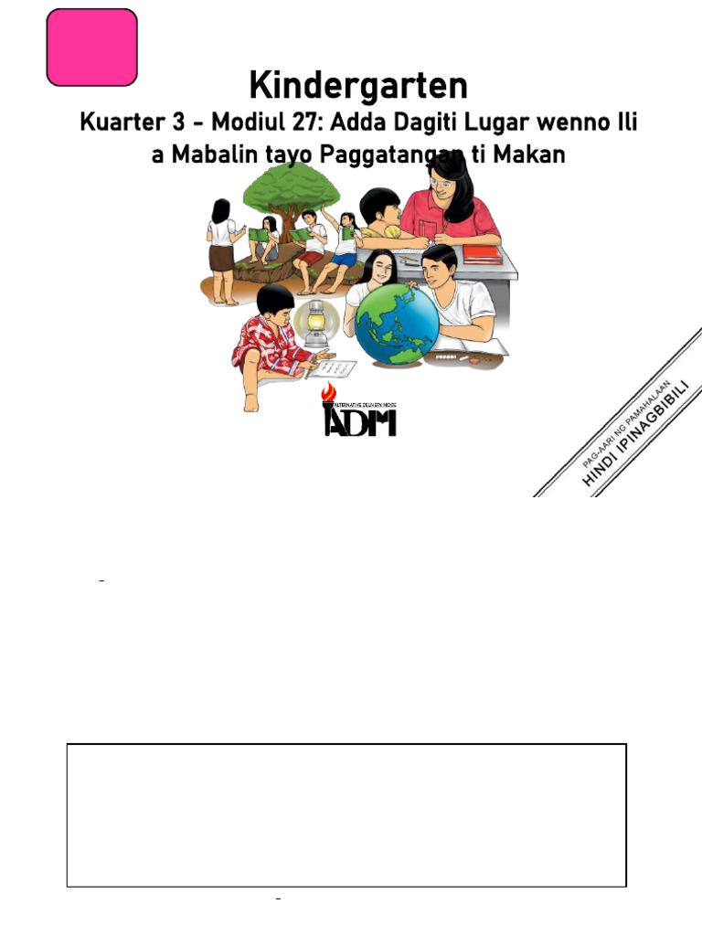 Kinder Module 27 Ilocano | PDF