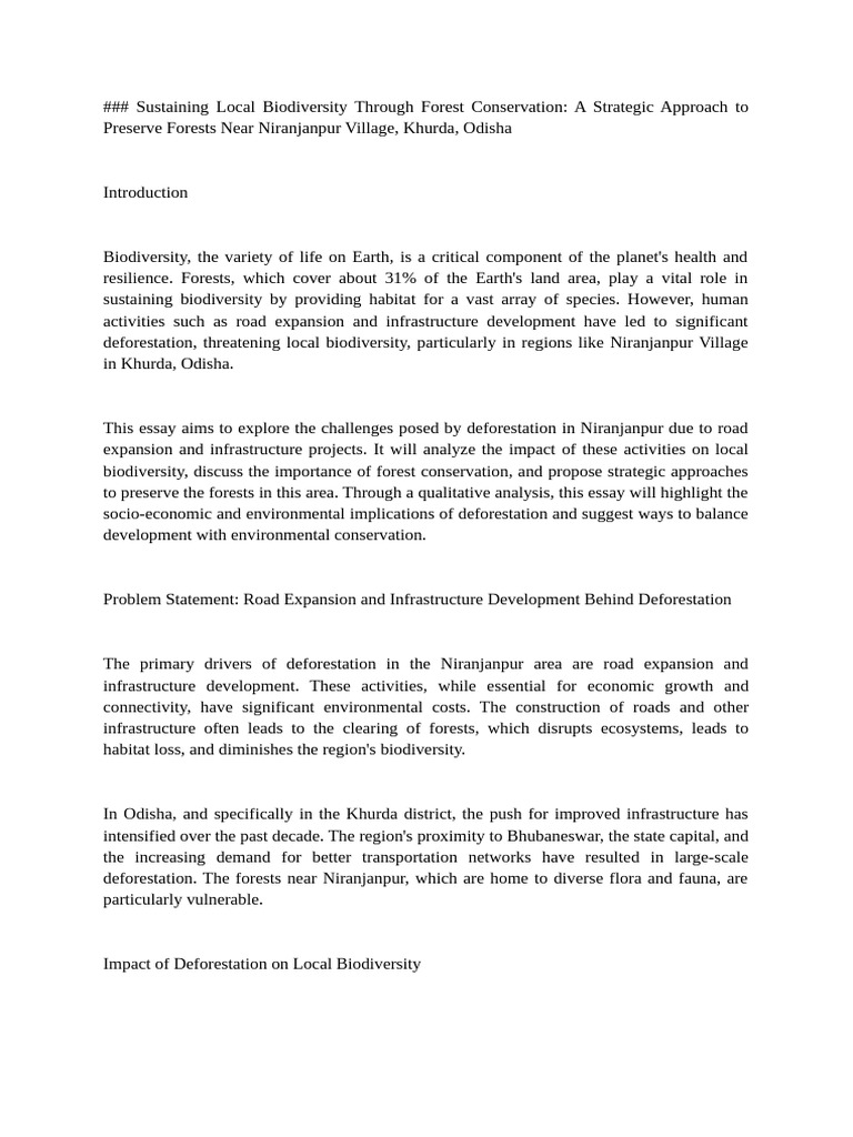 NRM ESSAY Draft | PDF