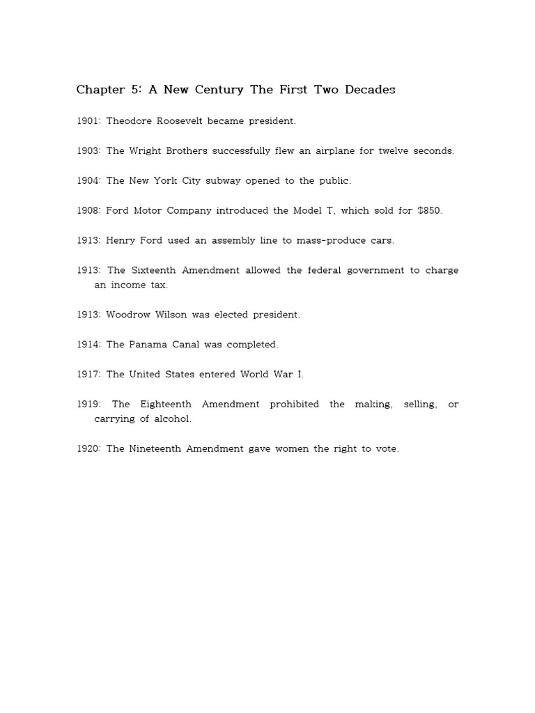 History (Chapter 5) | PDF