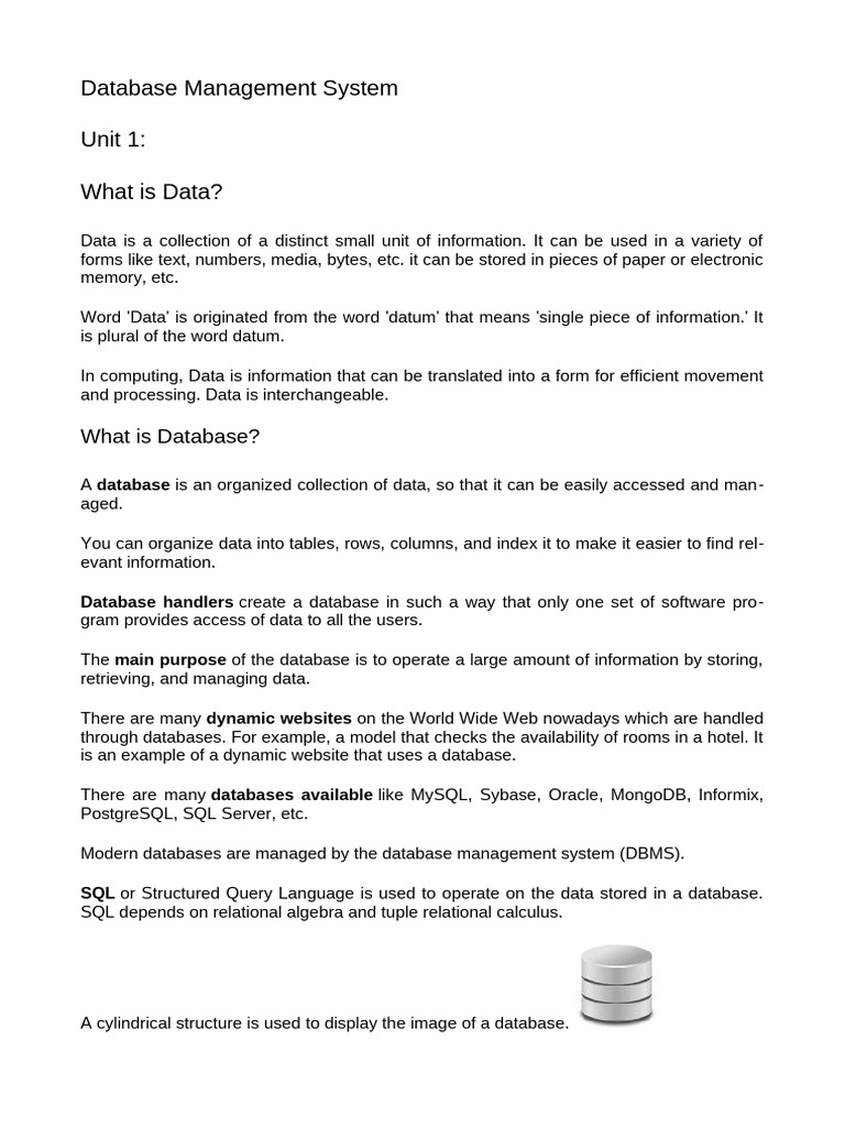 Unit 1 1 | PDF