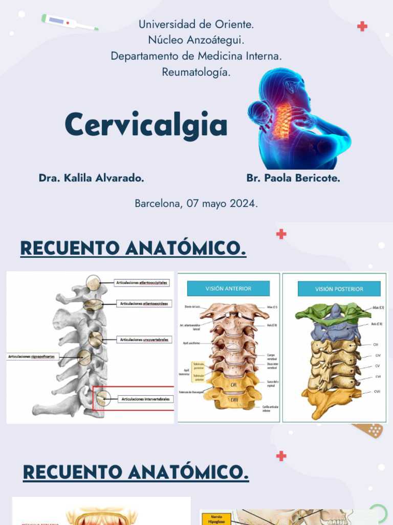 Cervicalgia | PDF | Examen físico | Salud y bienestar