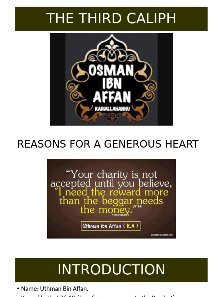 THE THIRD CALIPH | PDF