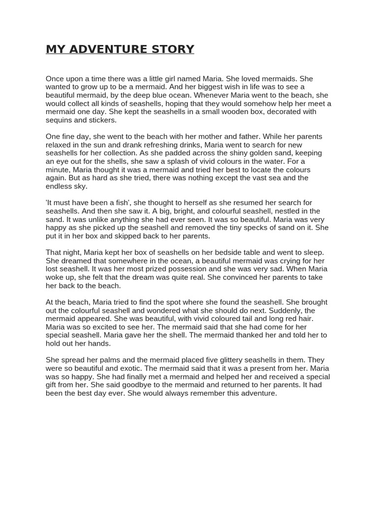 Adventure Story | PDF