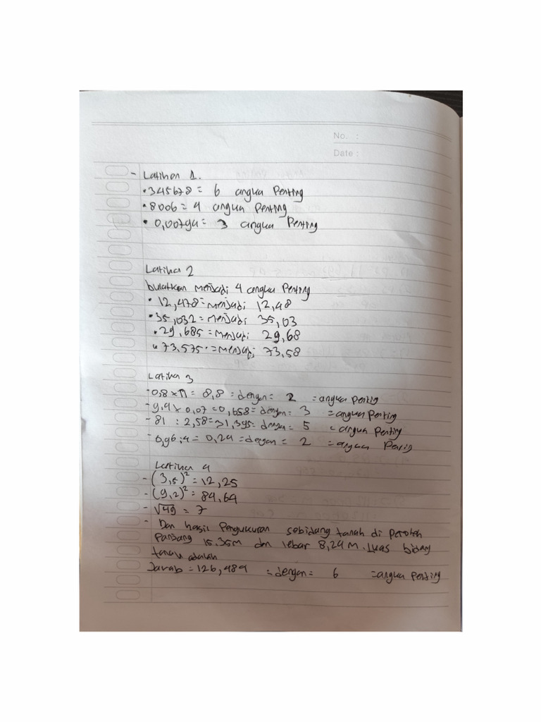 Tugas 5 (Angka Penting) - 20240907 - 162746 - 0000 | PDF