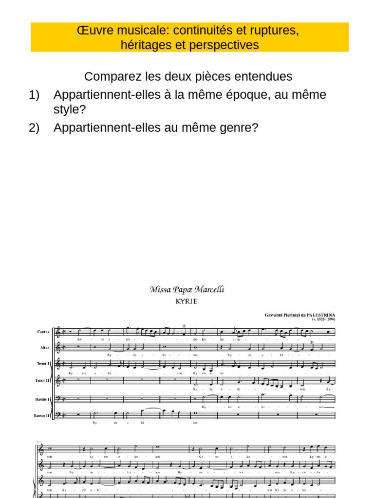 Œuvre Musicale | PDF