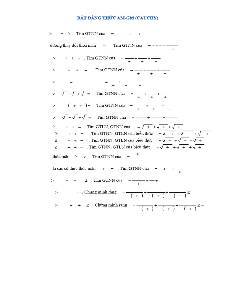 BDT - AM-GM - Nhóm 1 | PDF