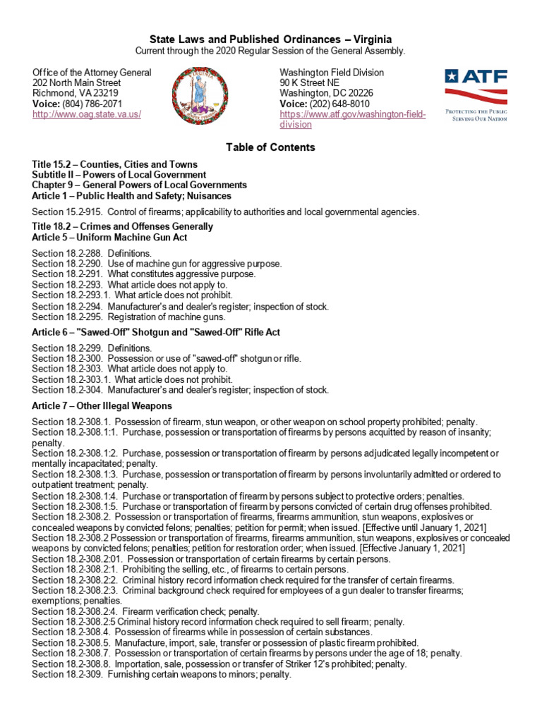 Virginia Code 20210520 0 | PDF