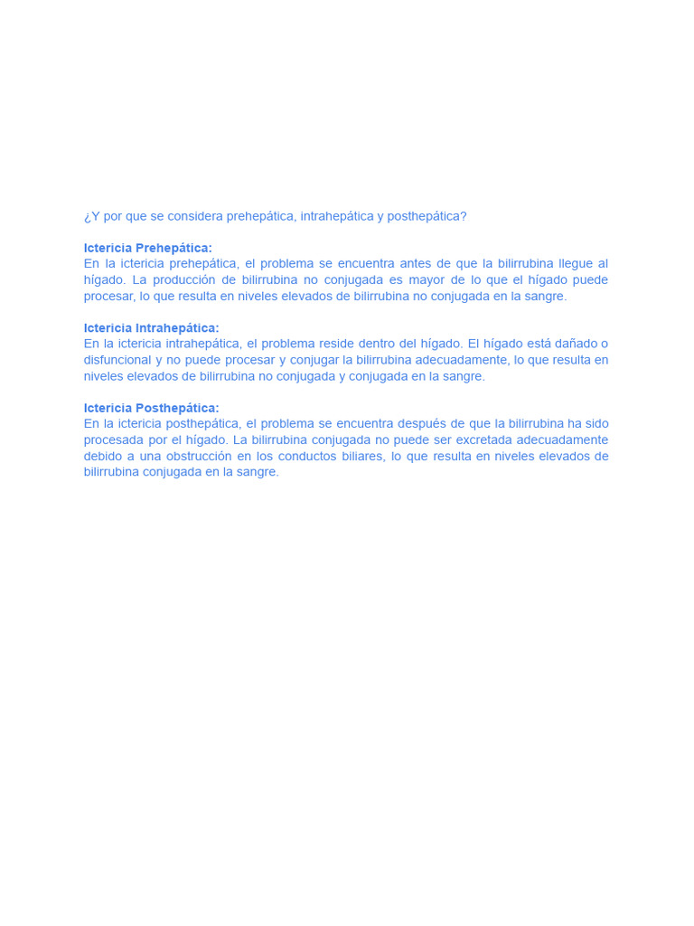 Ictericia Prehepática | PDF