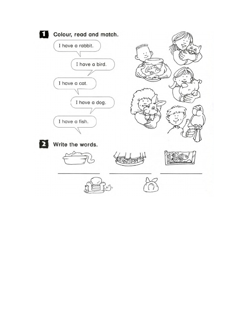 English Grade 2 Unit 3 My Family and friendsWORKSHEET3 | PDF