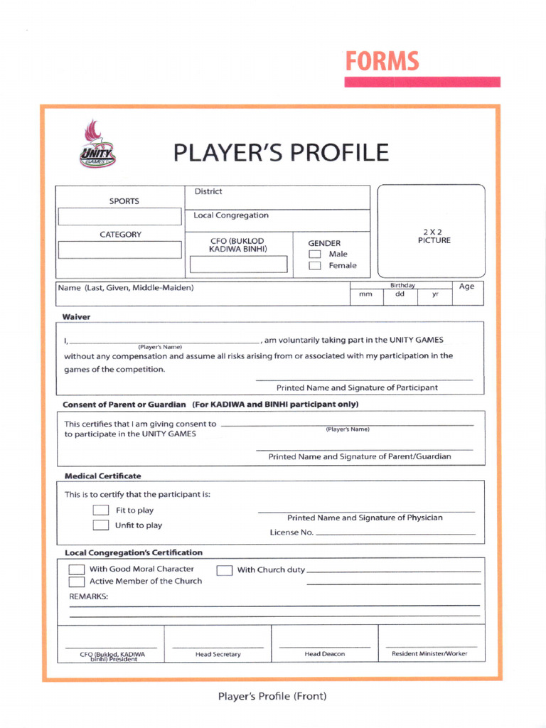 Players Profile 2024 1 | PDF