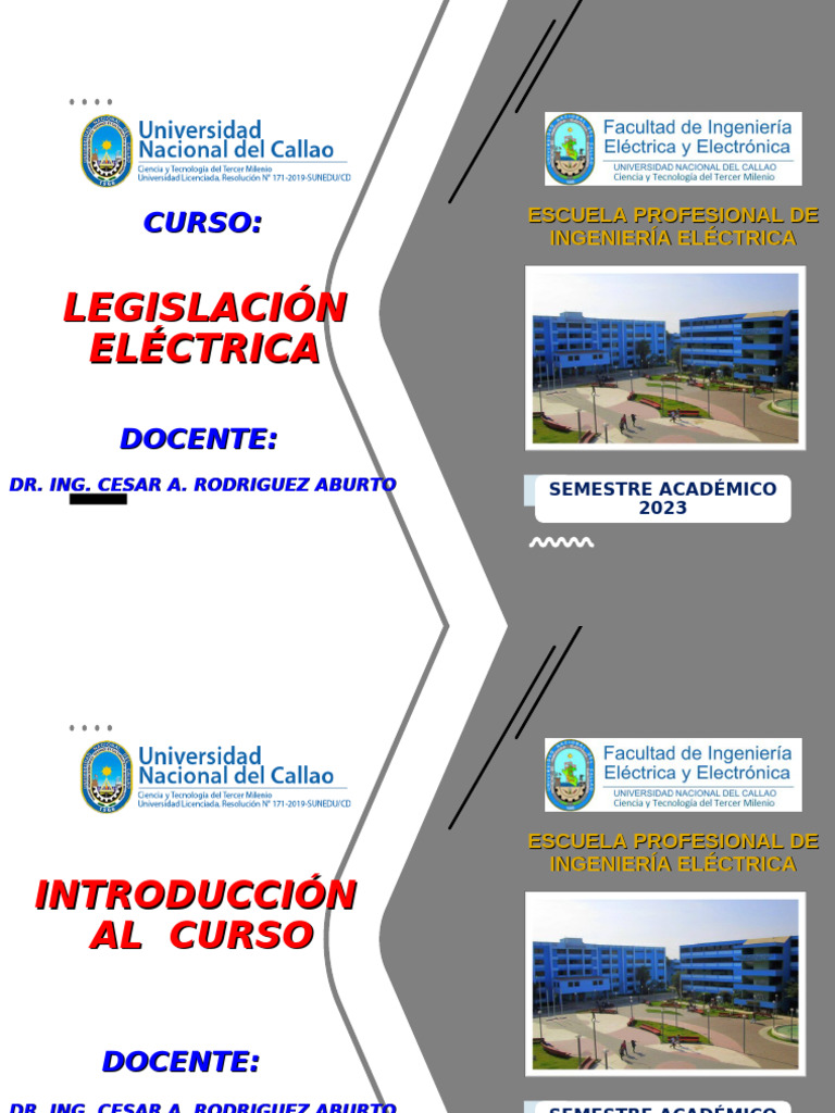 Curso Legislación Eléctrica Semana 1, Semana 2 y Semana 3 | PDF