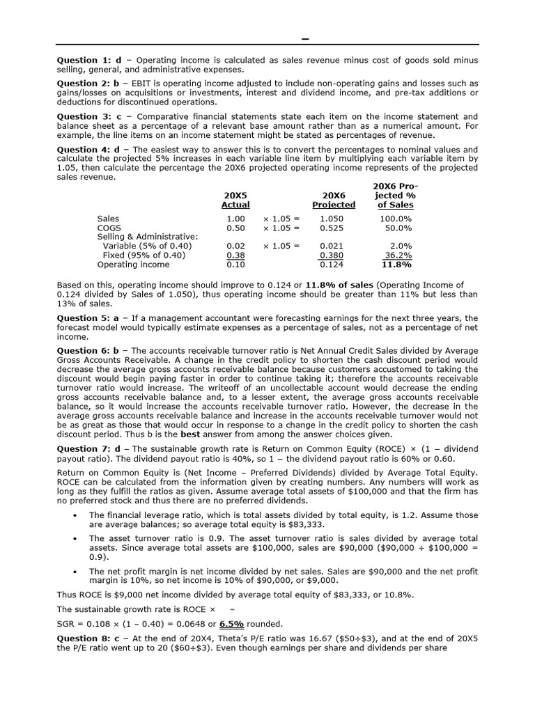 Answer Part 2 Mock 2 | PDF