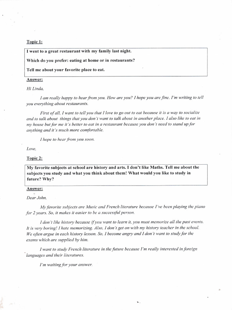 B1-Writing-24 Email | PDF