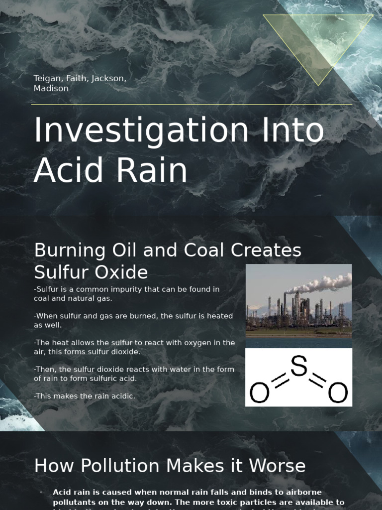 Acid Rain Project | PDF
