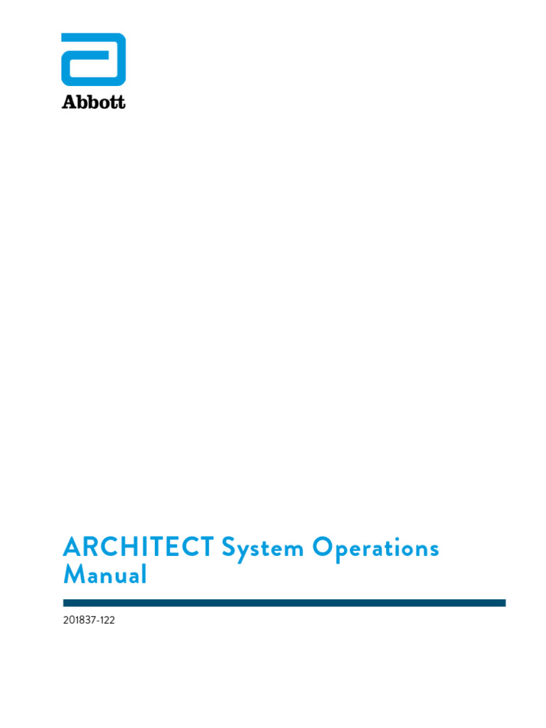 Abbott Architect I1000 SR | PDF