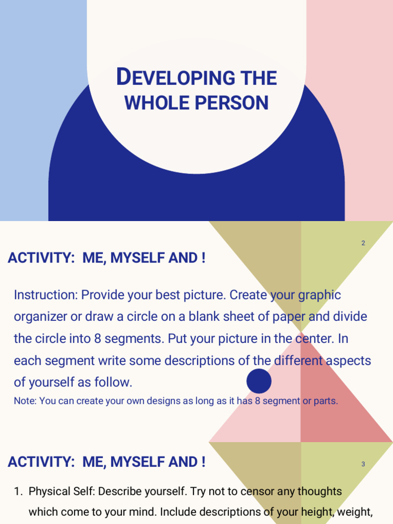Developing The Whole Person | PDF