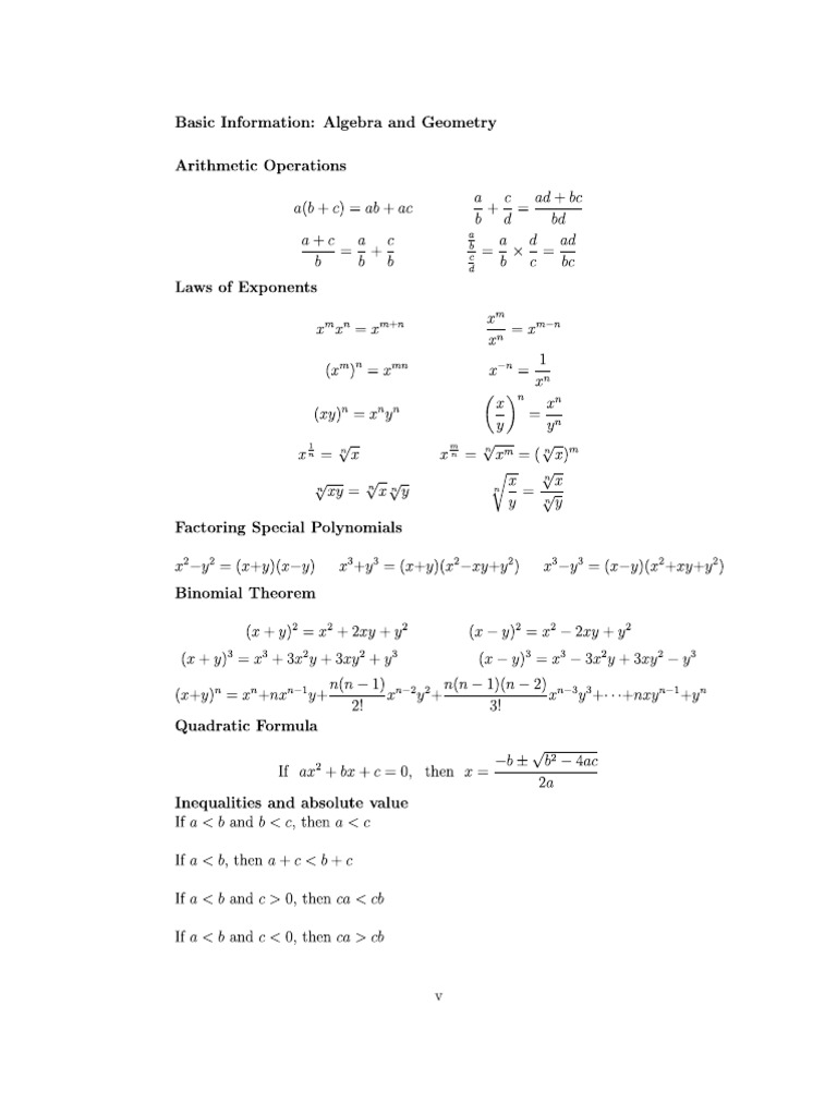 Basic Information - Mathes 3 SP | PDF