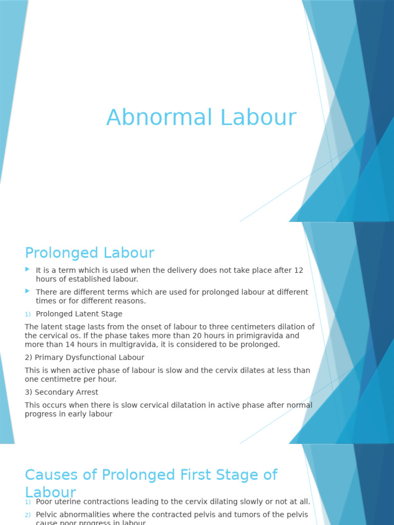 Abnormal Labour | PDF