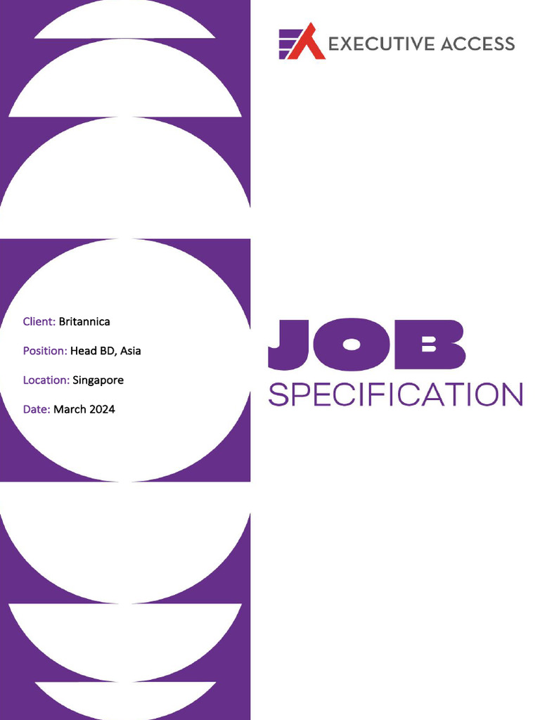 Job Description_Head BD Asia | PDF