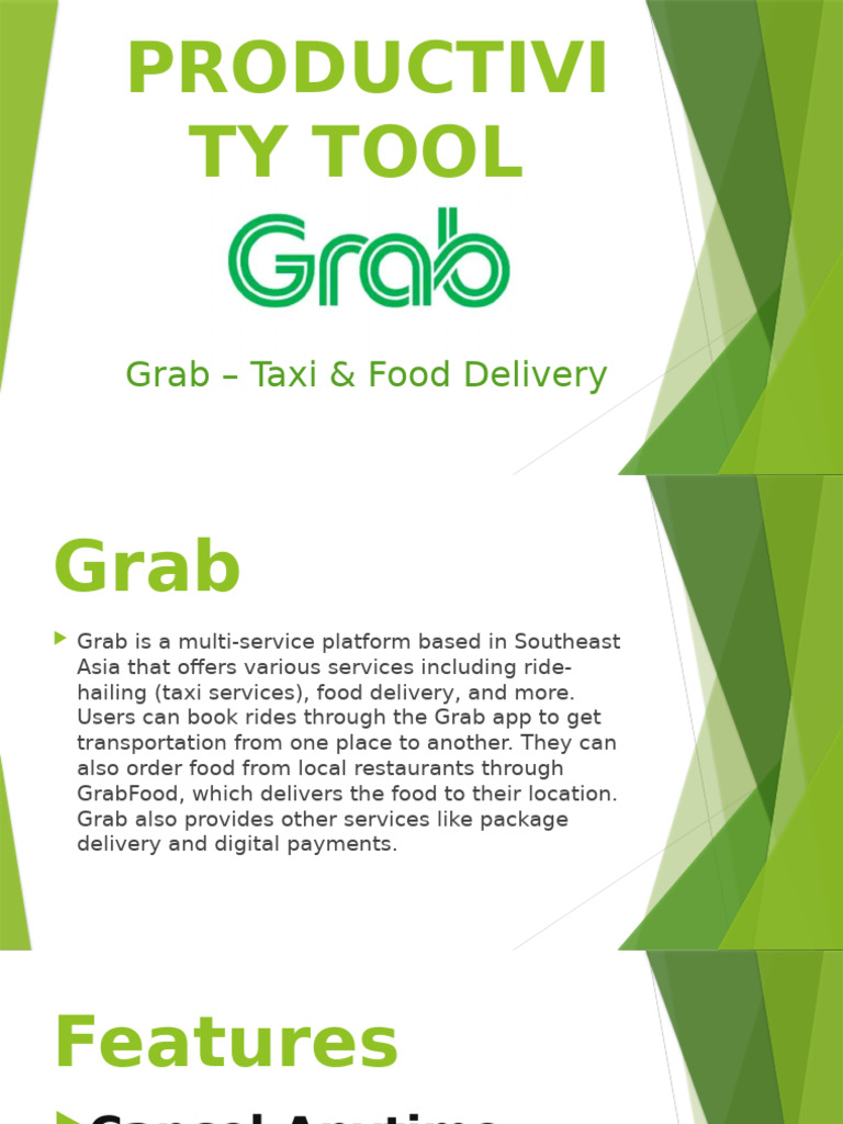 Grab Taxi Food Delivery | PDF