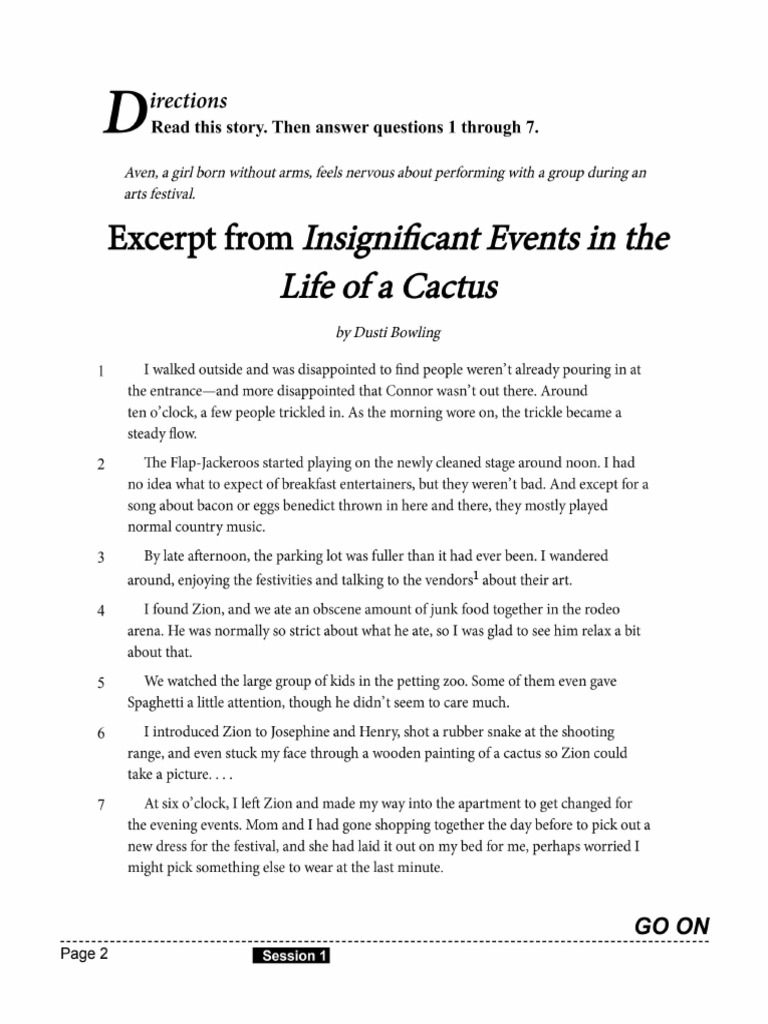 Grade 6 EOG Practice (New York-Alabamy) | PDF