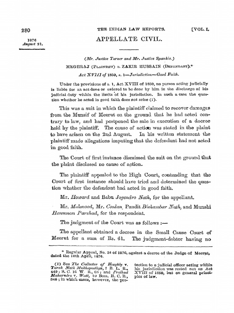 065_Meghraj v. Zakir Hussain (280-281) | PDF