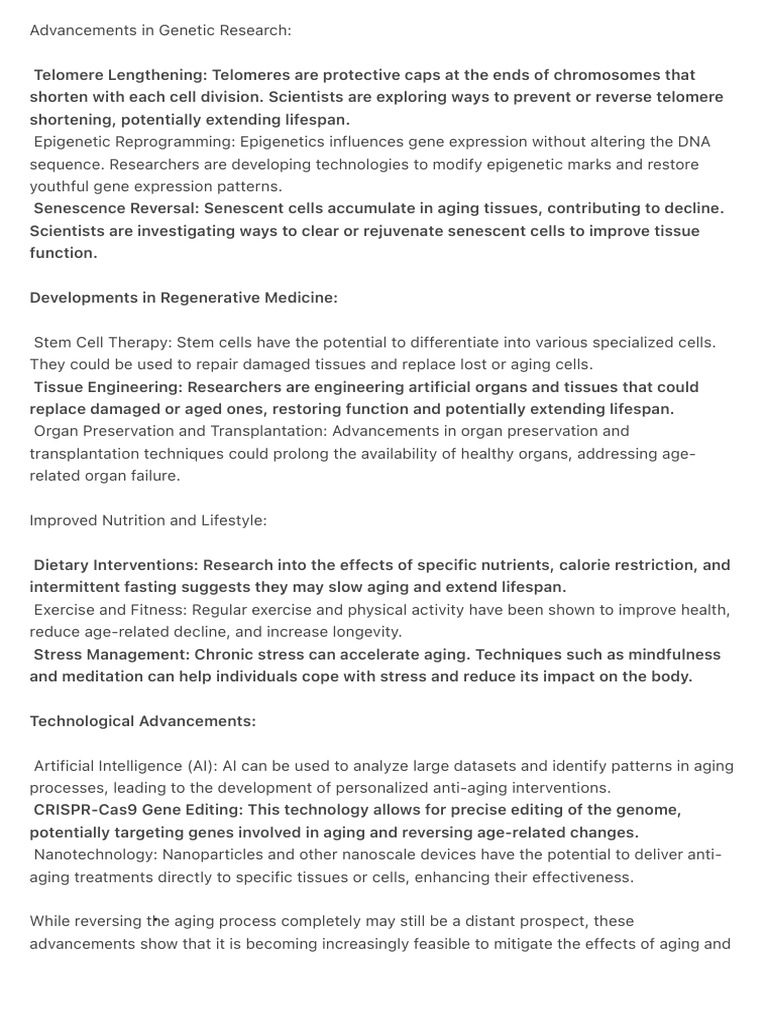 Advancements in Genetic Research | PDF
