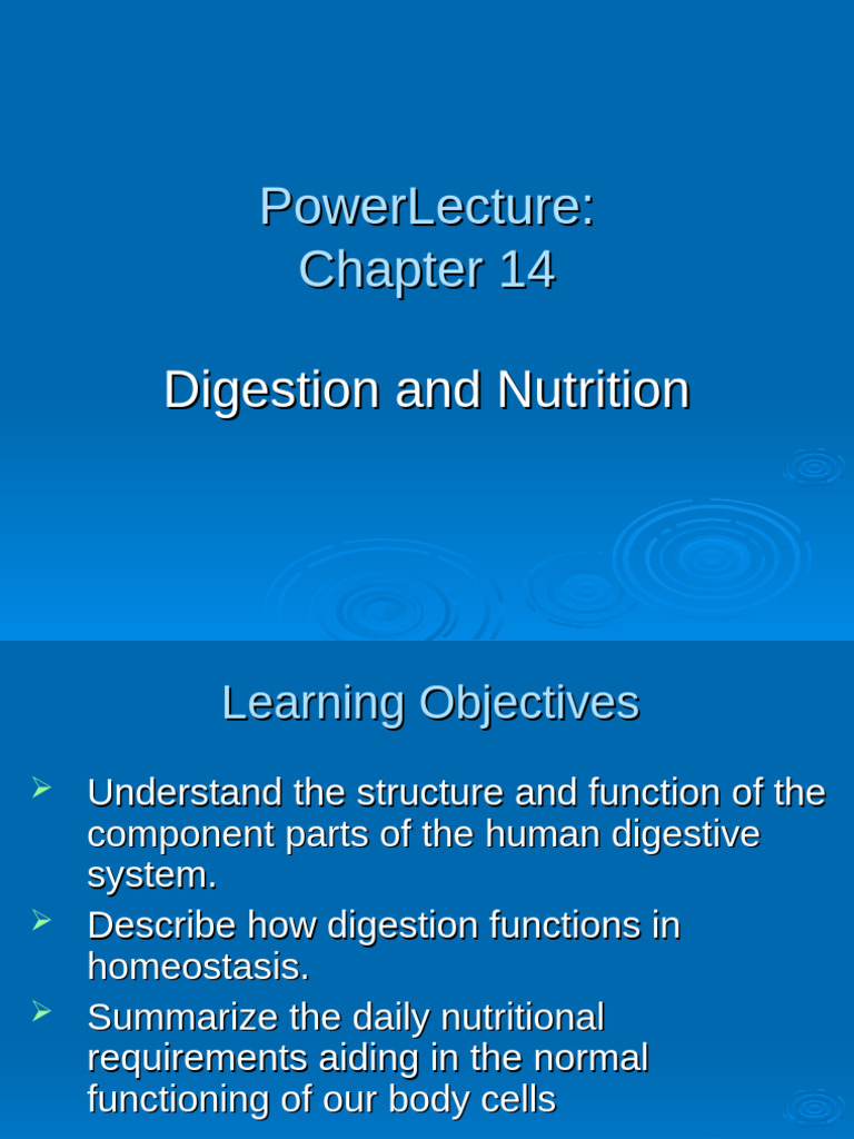 Chapter 14- Digestion & Nutrition New Book 1 | PDF