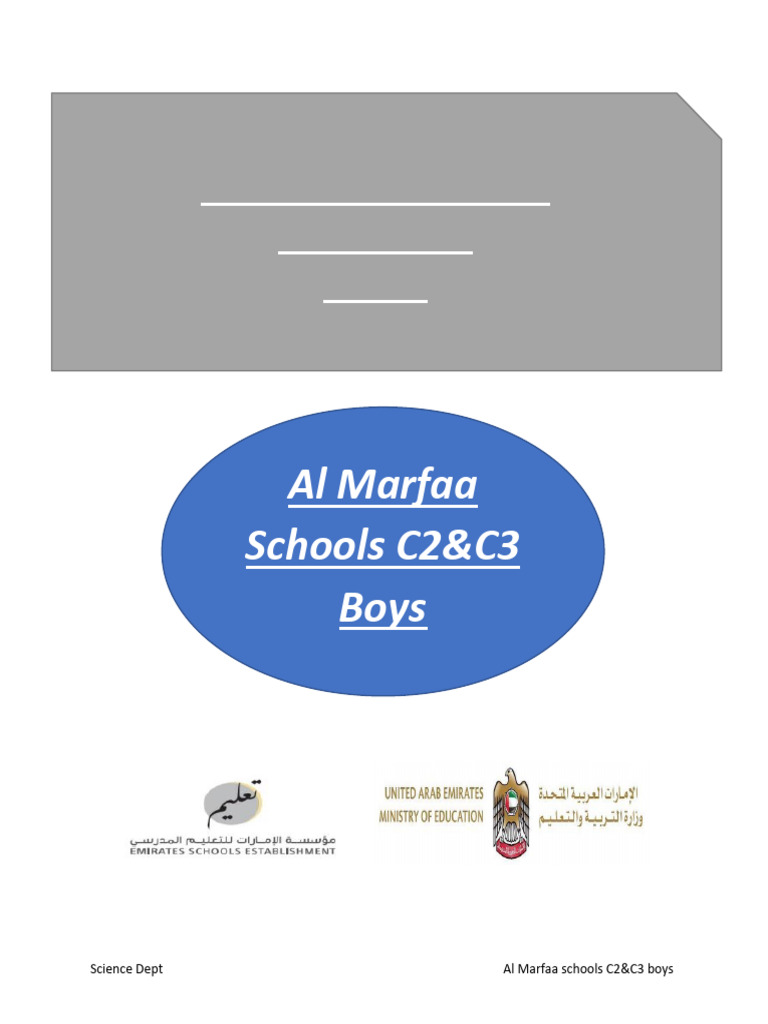 G8 Science EoT3 Revision | PDF