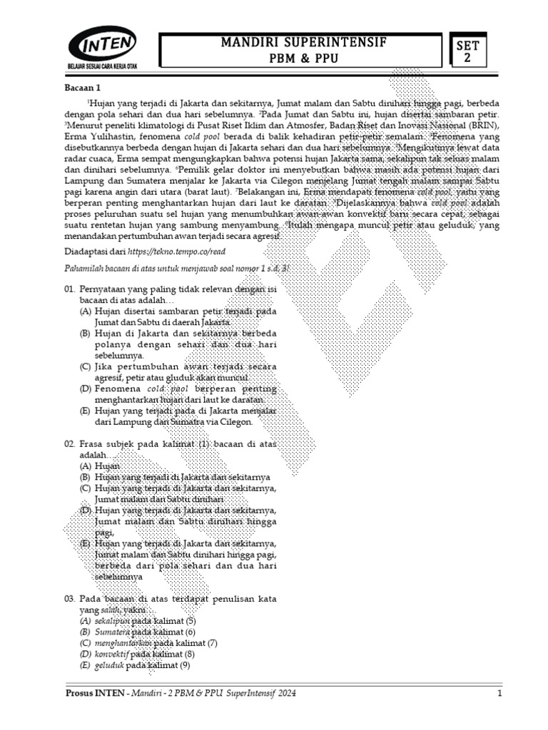 PBM - PPU 2 Mandiri | PDF