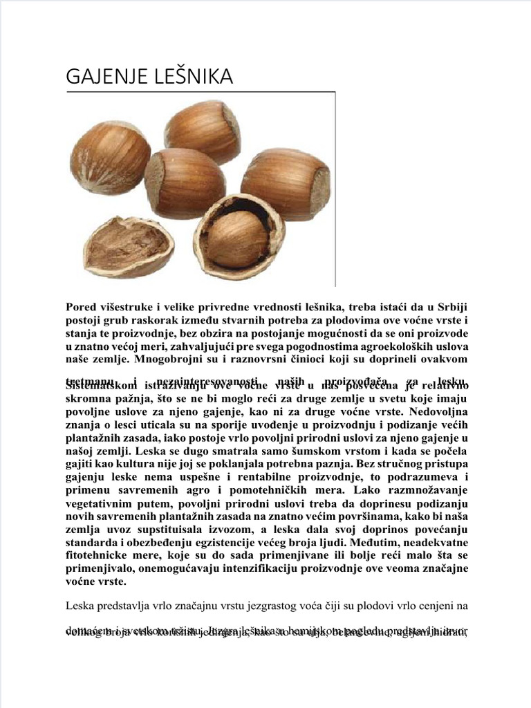 Dokumen - Tips Gajenje-Lesnika | PDF