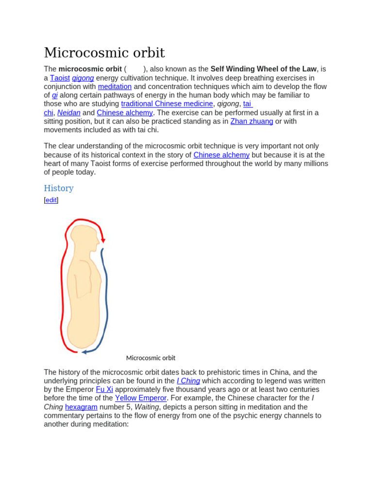 Microcosmic Orbit | PDF