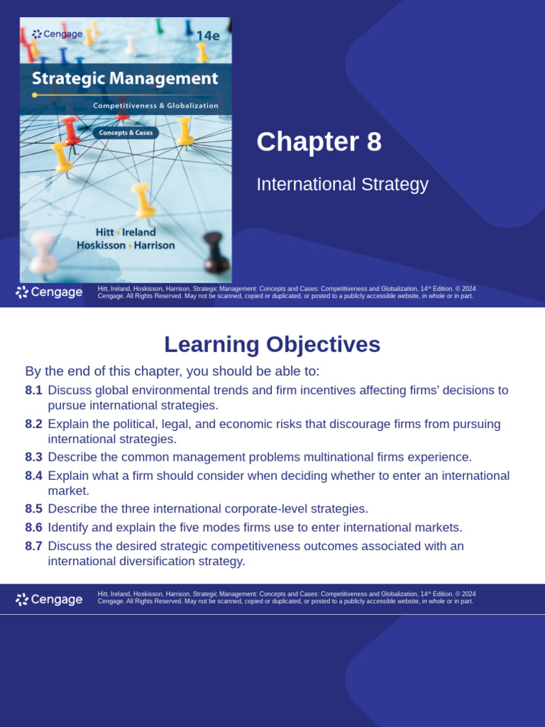 Chap 8 International Strategy | PDF