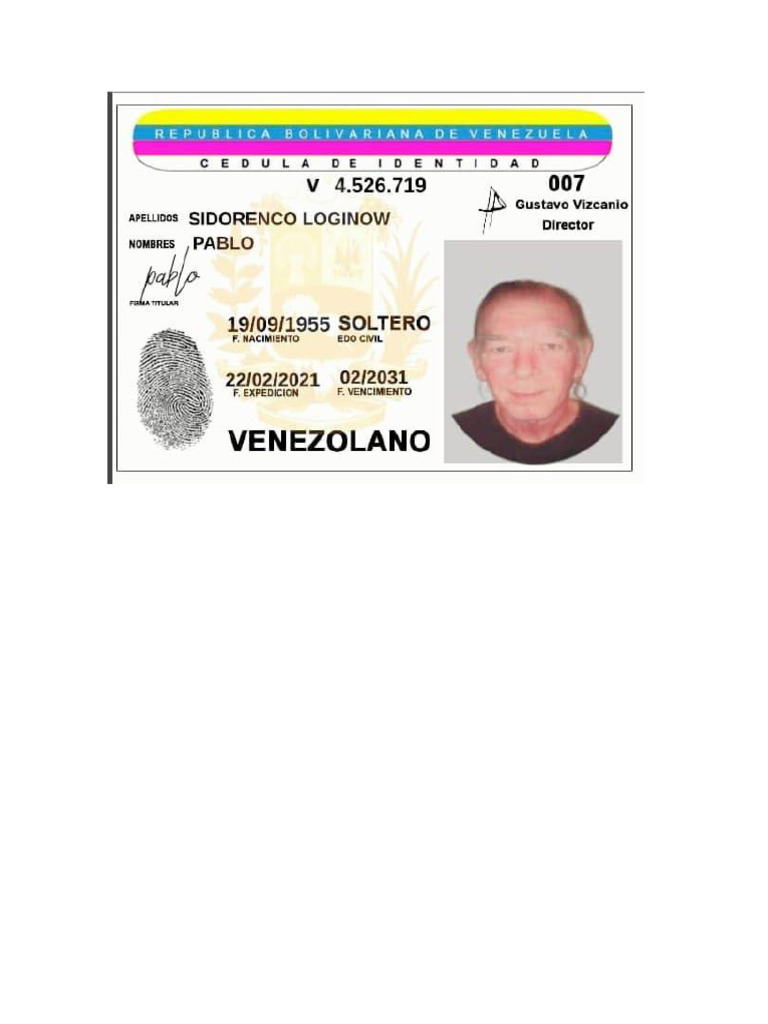 Cedula de Pablo | PDF