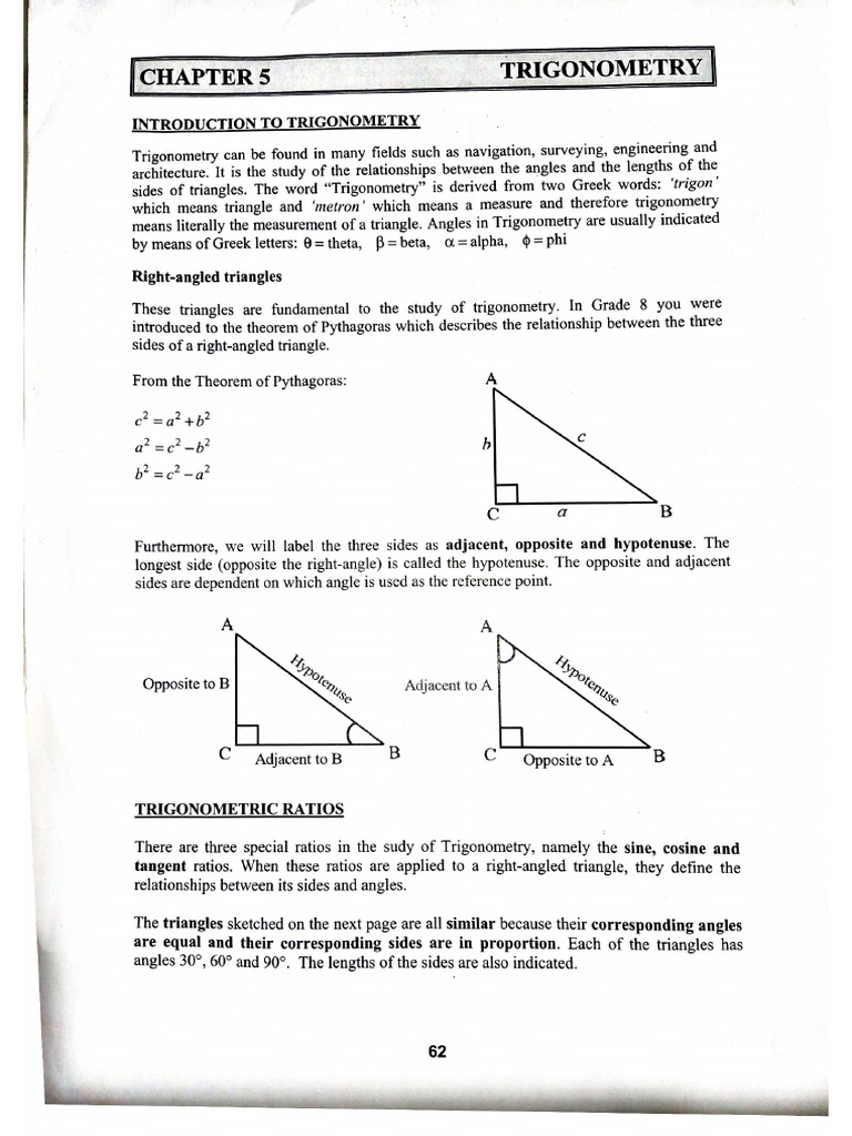Trig Notes | PDF