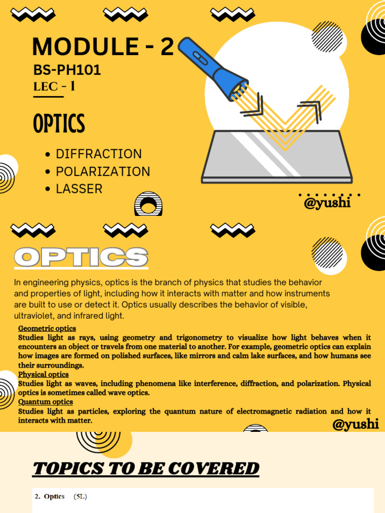 OPTICS | PDF