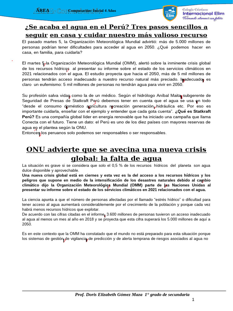 EL USO DE LA COMA - LECTURA Completo | PDF