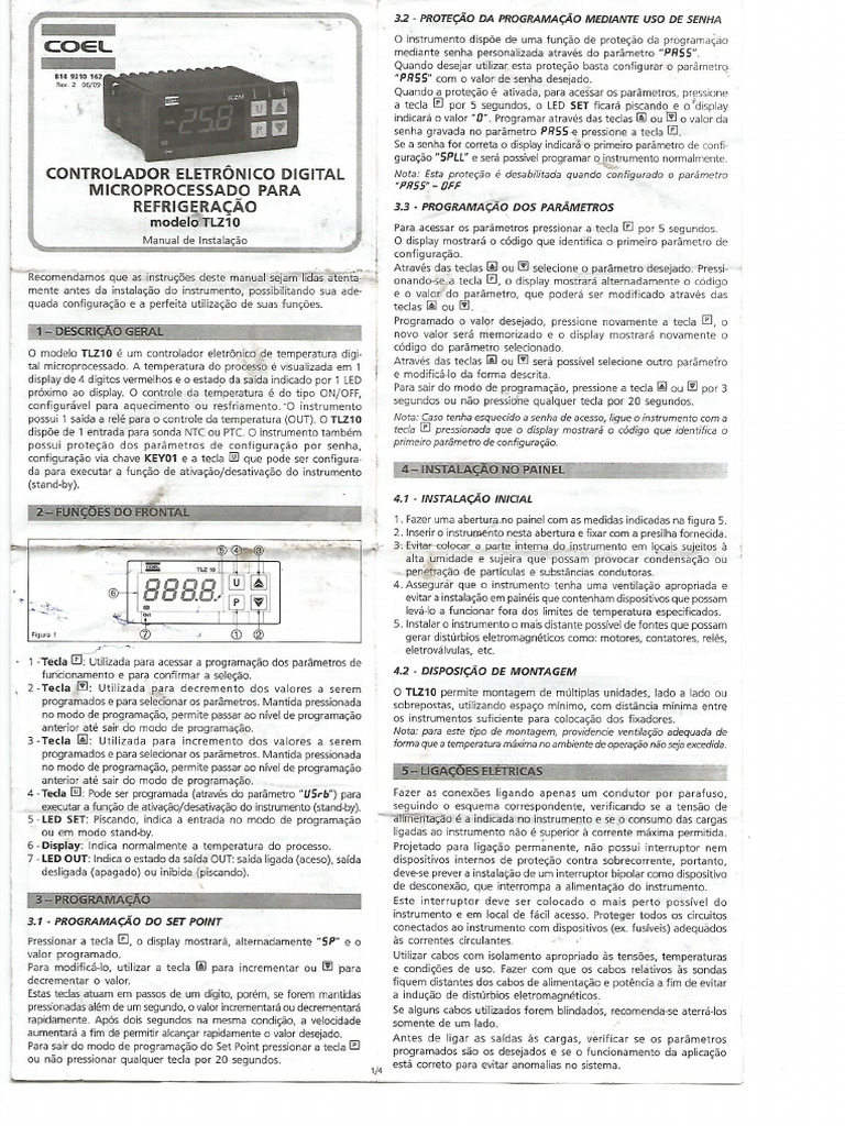 Manual COEL | PDF
