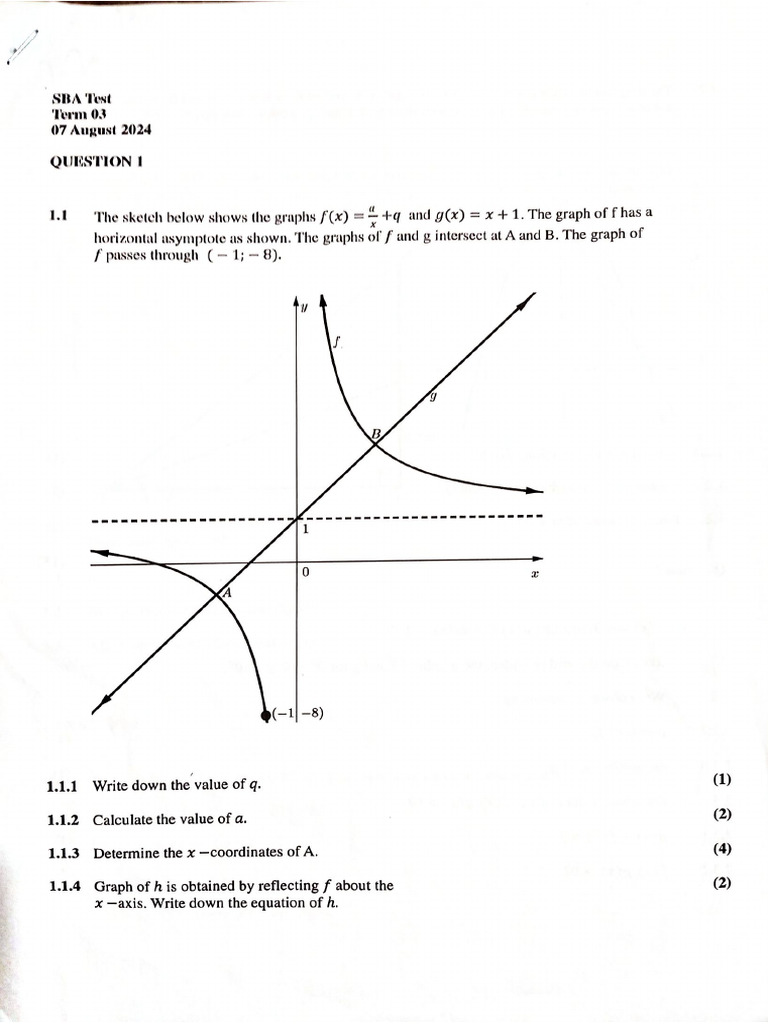 Gr10 Maths Sba Term 3 | PDF