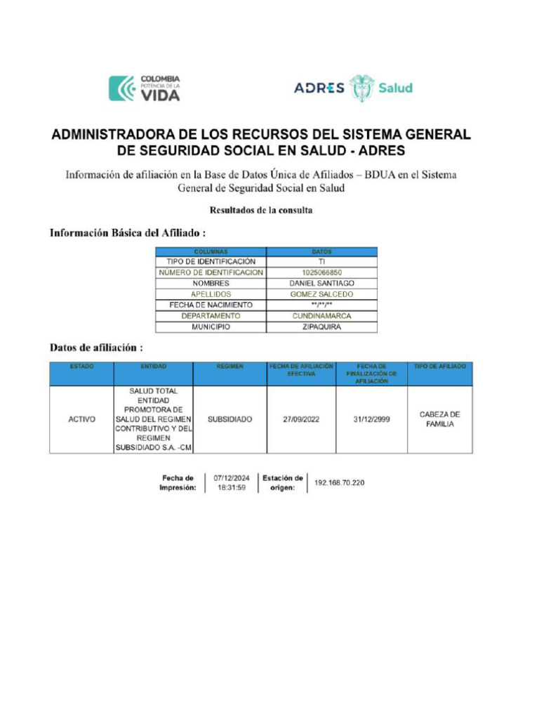 fosyga-daniel gomez | PDF