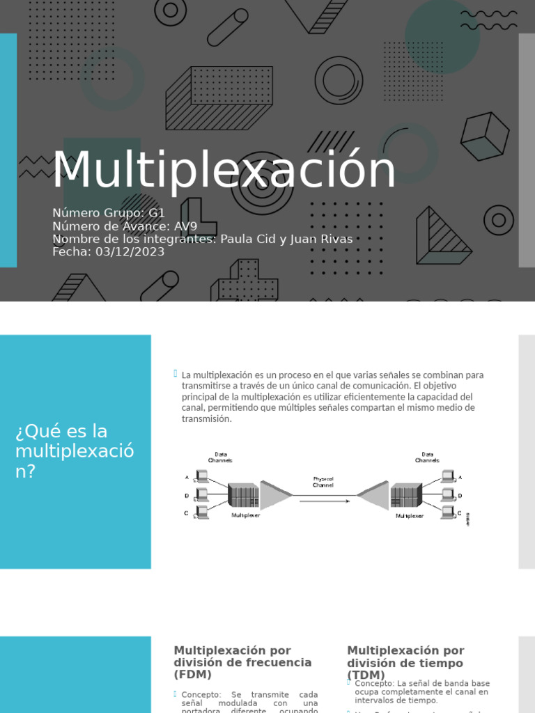Multiplexación | PDF