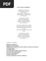 Letra Toque de Bandera | PDF