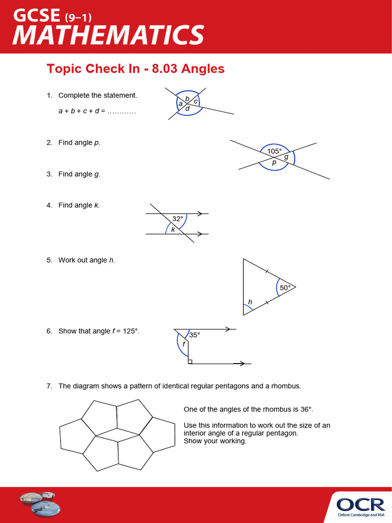 Topic checkin Angles | PDF