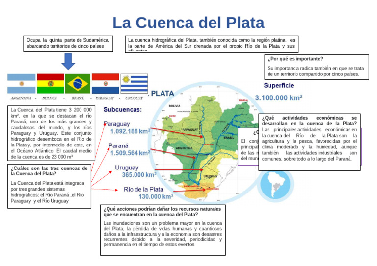 Infografia La Cuenca Del Plata | PDF