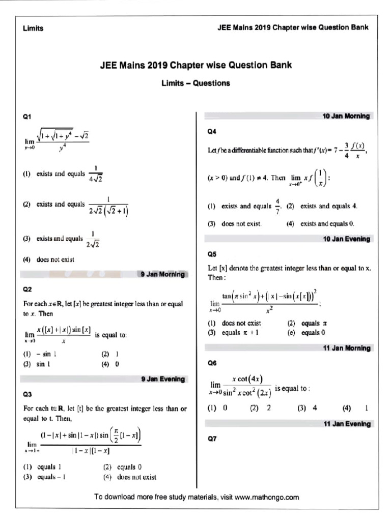 Limit Continuity Differentiability | PDF
