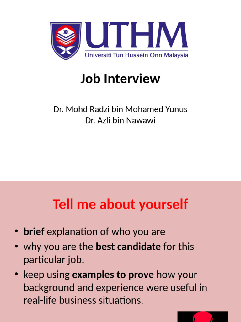Job Interview | PDF