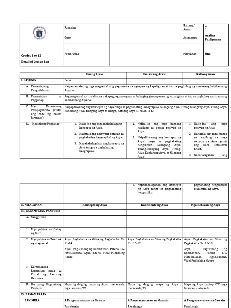 Dll-Week 2 - Ap5 (Q1) | PDF