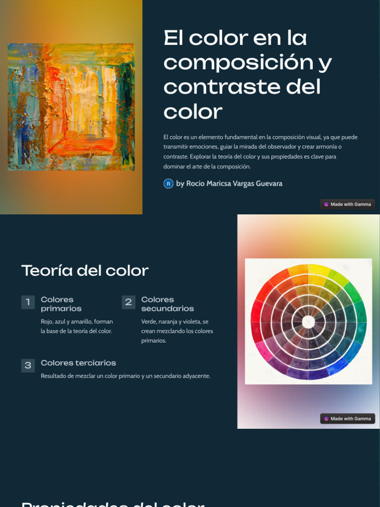 El Color en La Composicion y Contraste Del Color | PDF