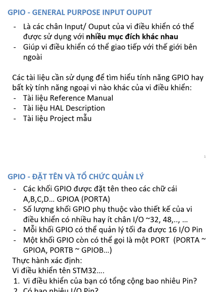 Module2-Debug GPIO | PDF