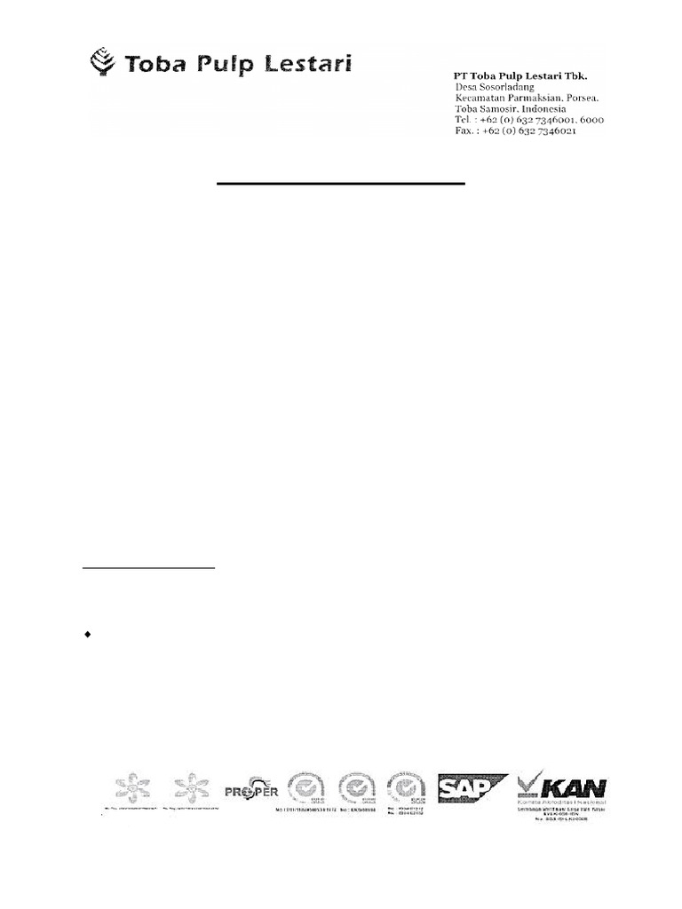 Surat Keterangan Magang TPL | PDF | Bisnis | Teknologi & Rekayasa